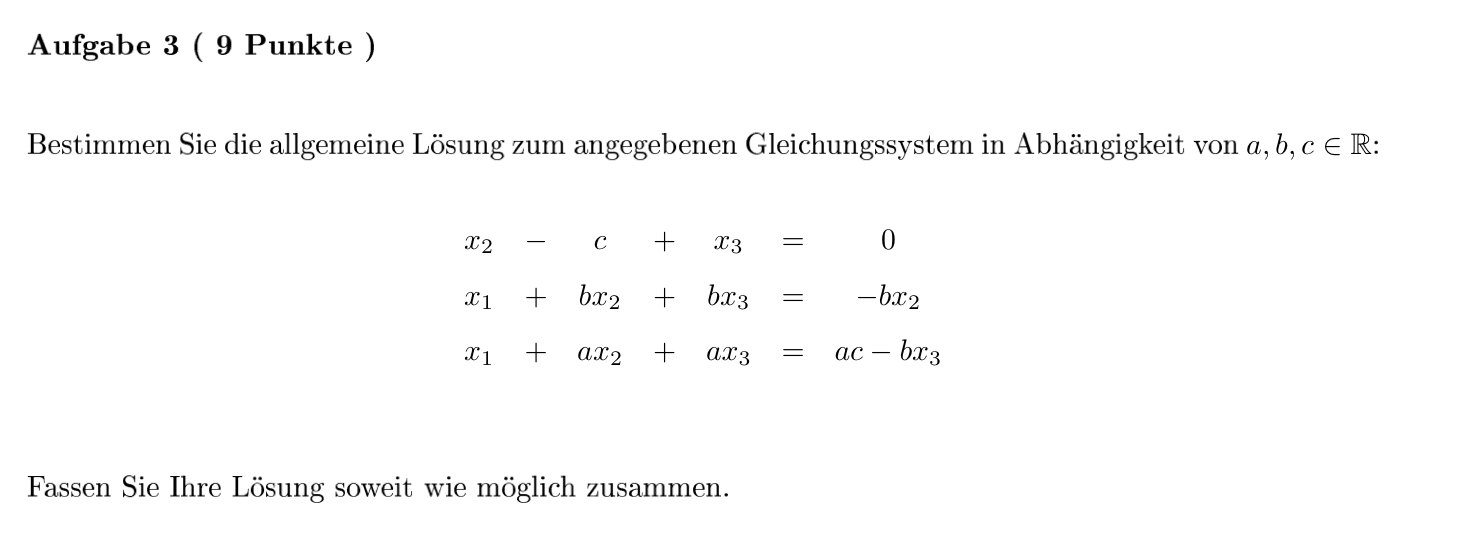 www.mathefragen.de - LGS mit 3 Parametern lösen