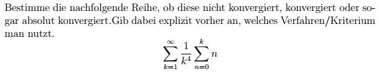 www.mathefragen.de - Reihe bestimmen, ob sie konvergiert oder divergiert