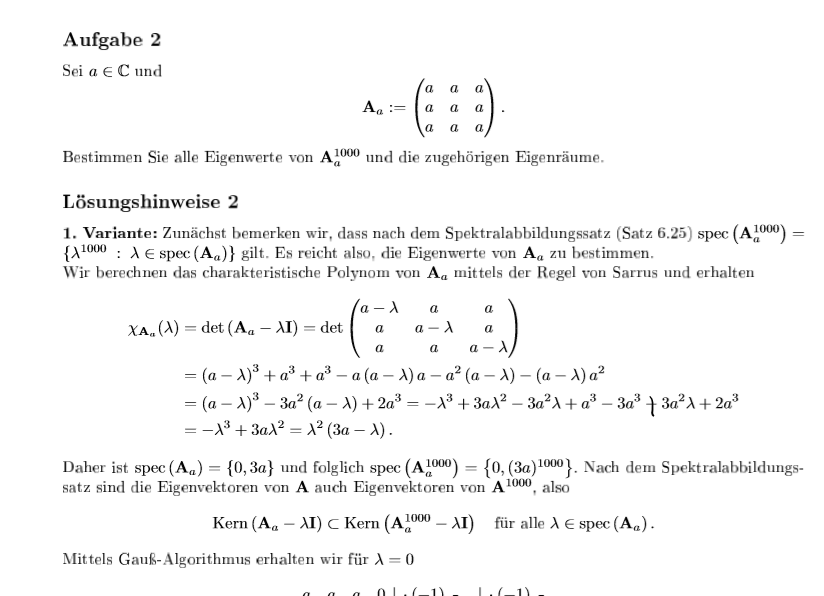 www.mathefragen.de - Spann/Eigenvektor/Basis von einer leichten Matrix ...