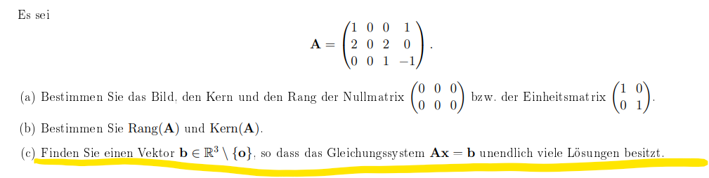 www.mathefragen.de - Einen Vektor finden, sodass LGS unendlich viele Lösungen hat